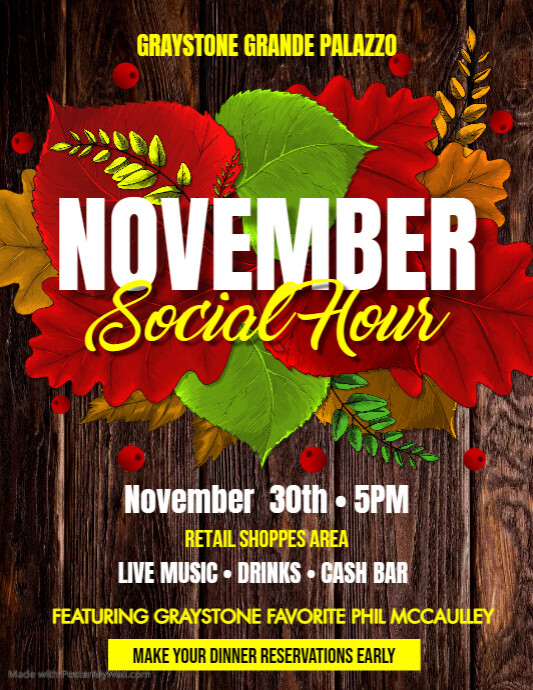 AUTUMN EVENT FLYER | PosterMyWall