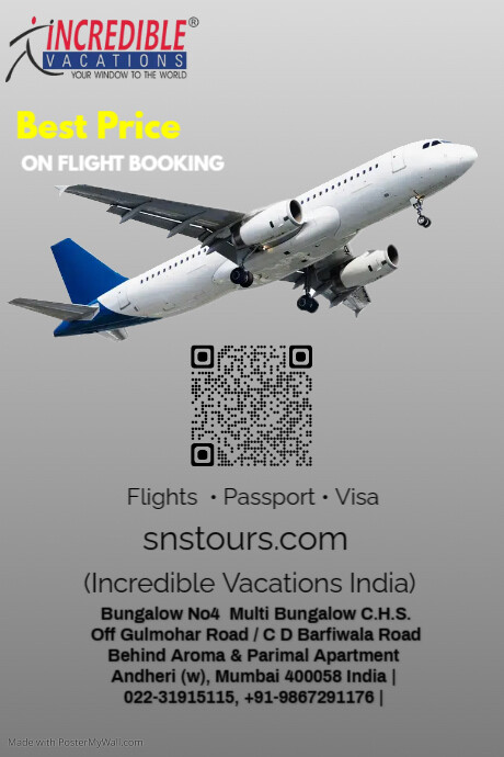 Flight Booking (1) | PosterMyWall