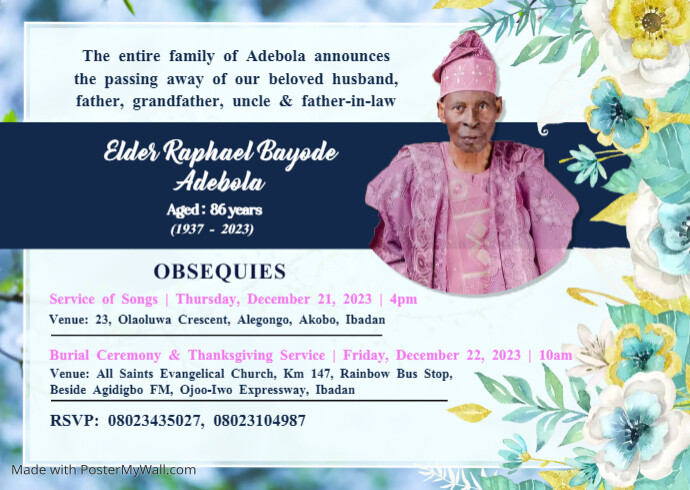 Copy of Condolence Card | PosterMyWall