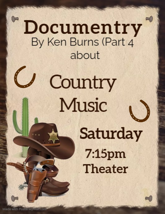 Beige wild west party invite flyer | PosterMyWall