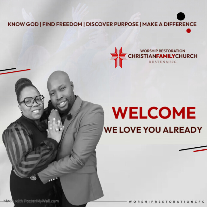 Worship Restoration CFC Welcome (2) | PosterMyWall