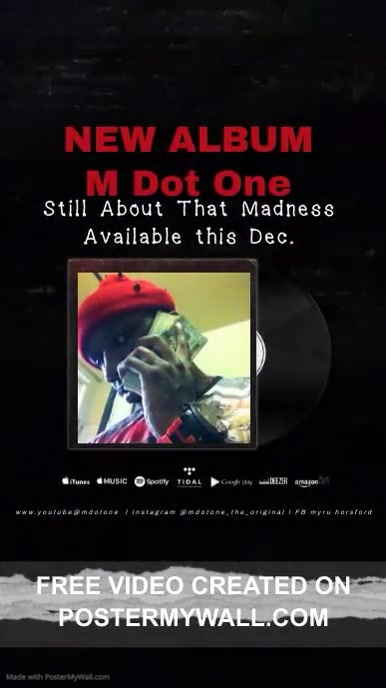 "New Single" NEW ALBUM RELEASE PROMO AD | PosterMyWall