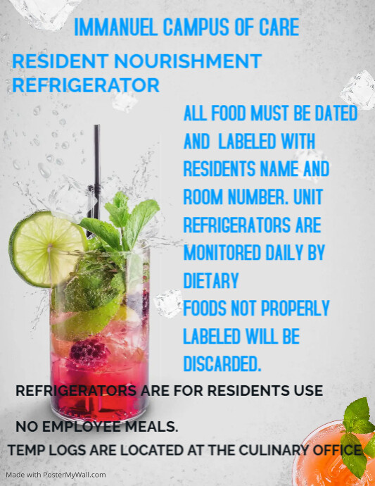 Copy of Refreshing Cocktails Menu Template | PosterMyWall