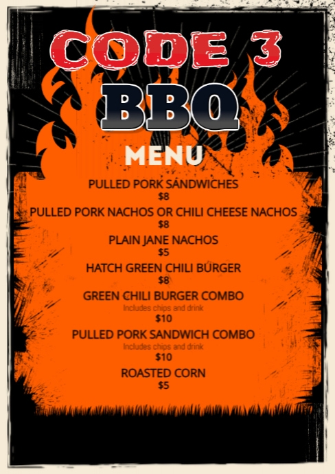 Copy of BARBECUE MENU | PosterMyWall