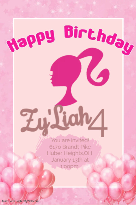 Barbie | PosterMyWall