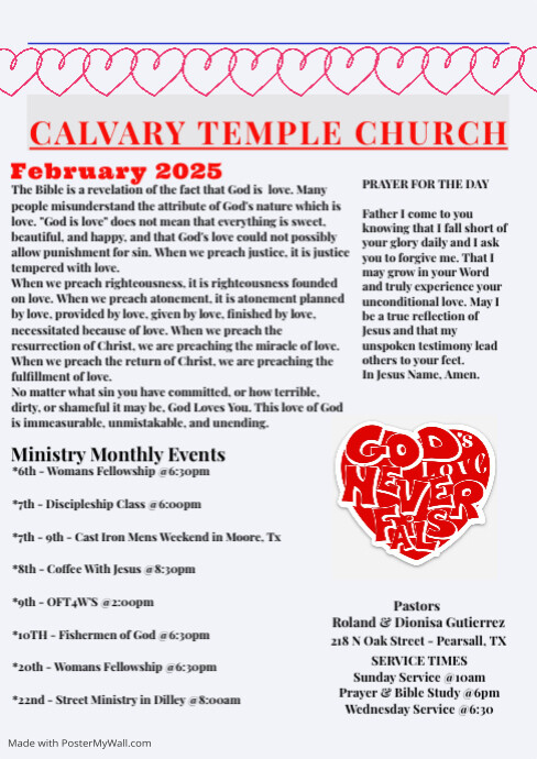 Church Newsletter Design | PosterMyWall
