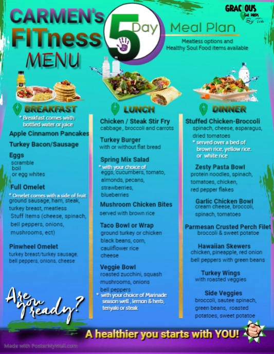 Copy of Menu flyers | PosterMyWall