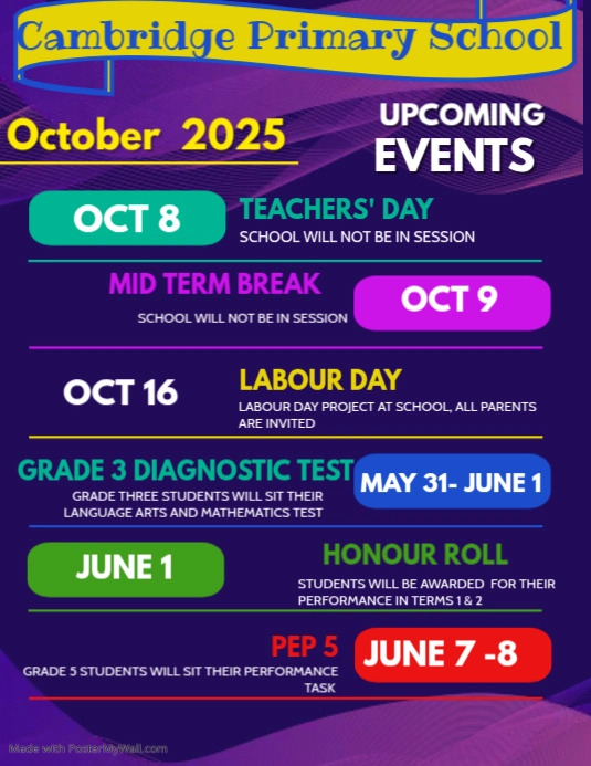 Upcoming Events | PosterMyWall