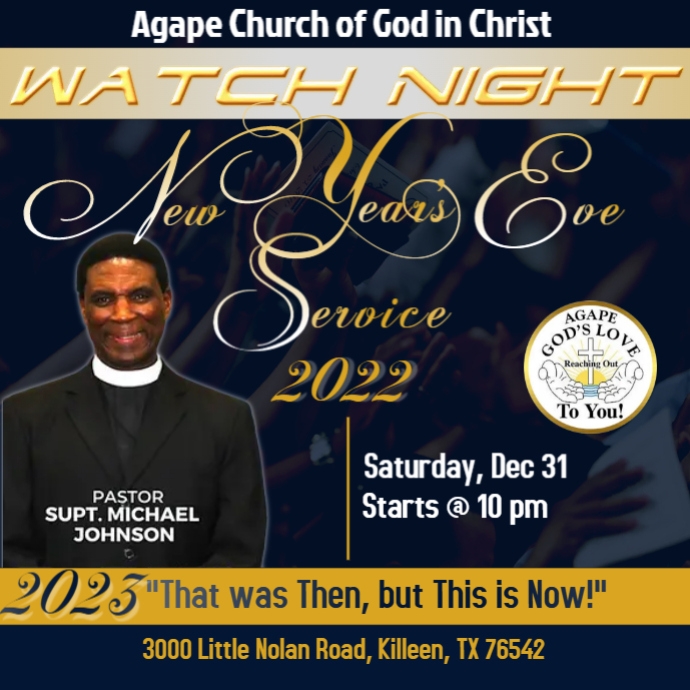 Watch Night Service New Years | PosterMyWall