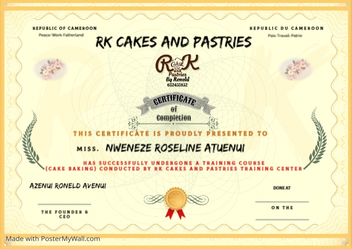 Custom Certificate Design Template | PosterMyWall
