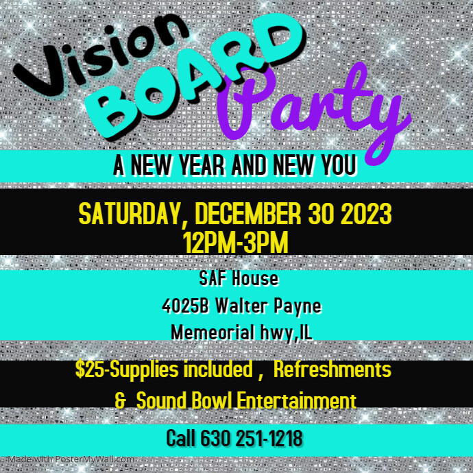 Vision Board Party | PosterMyWall