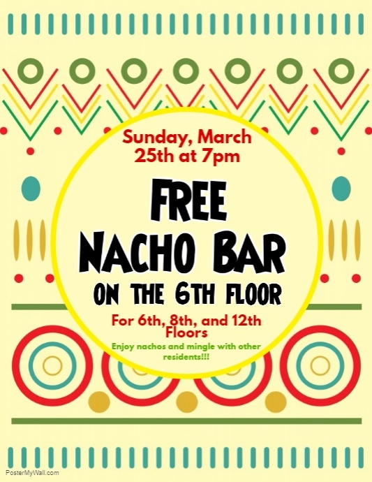 Nacho Bar | PosterMyWall