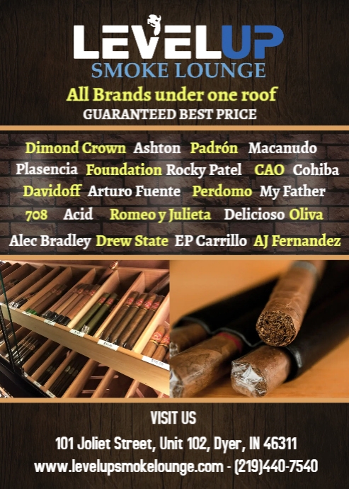 Cigar Shop Flyer | PosterMyWall