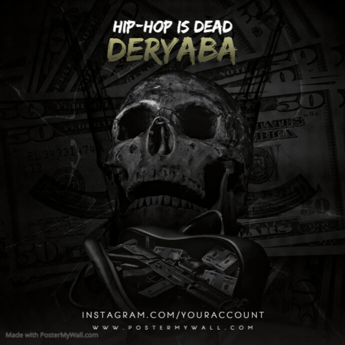 Mixtape Rap Hip-Hop CD Cover Back Template | PosterMyWall