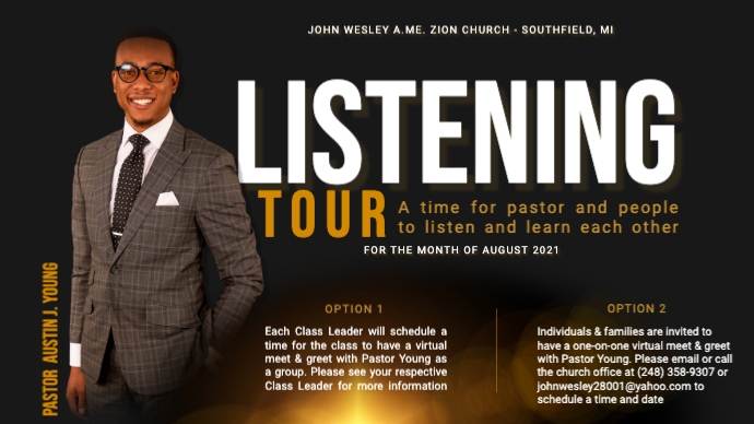 Copy of Listening Tour | PosterMyWall