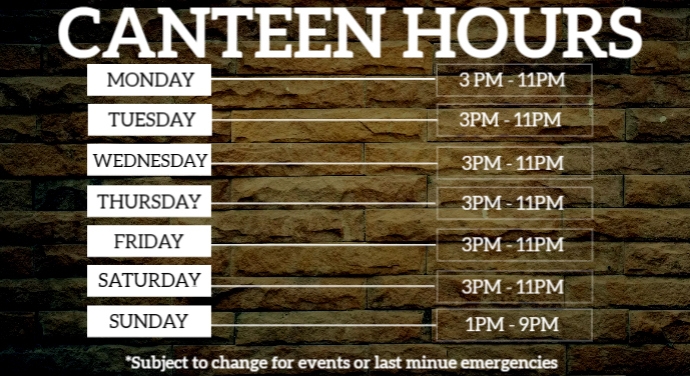 OPEN HOURS FLYER | PosterMyWall