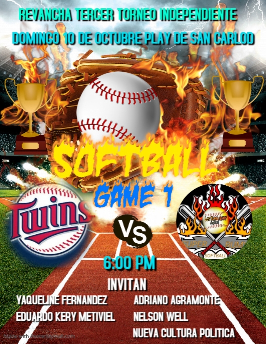 Copia de Baseball tournament template | PosterMyWall