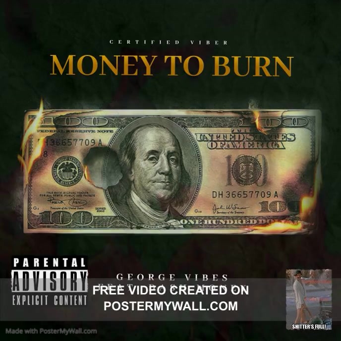 Copy of MONEY TO BURN | PosterMyWall