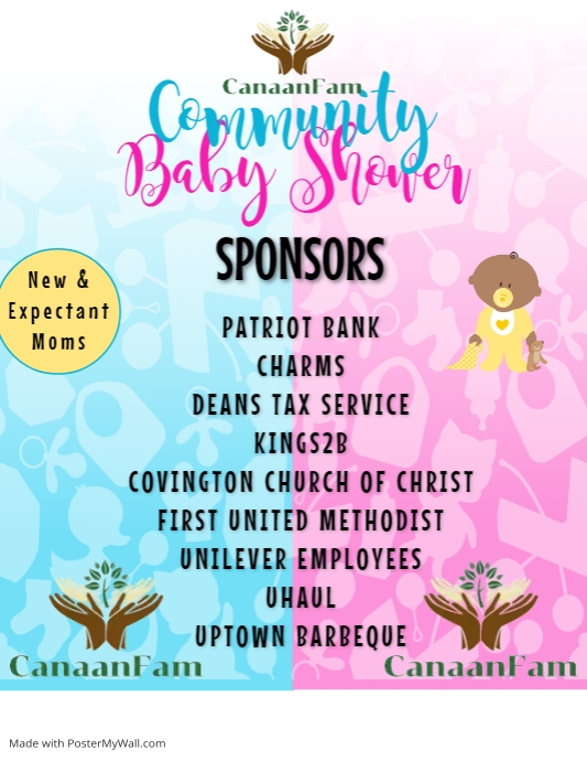 2022 Community Baby Shower | PosterMyWall