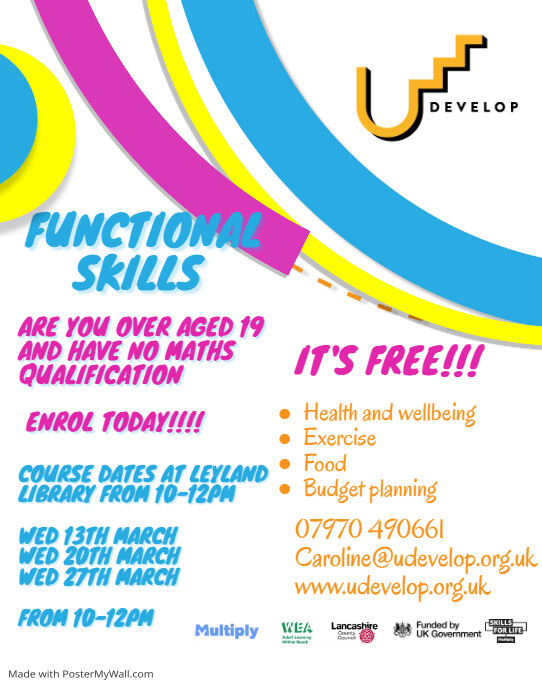 CHORLEY LIBRARY PROGRAMME | PosterMyWall