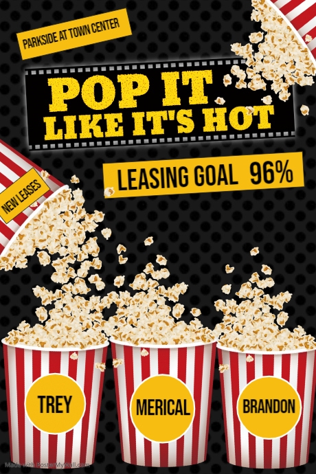 Copy of Popcorn Poster | PosterMyWall