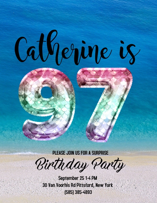 Copy of 97th birthday | PosterMyWall
