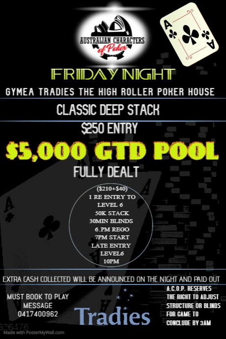 FRIDAY NIGHT TRADIES | PosterMyWall