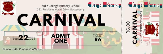 Carnival Ticket Template | PosterMyWall