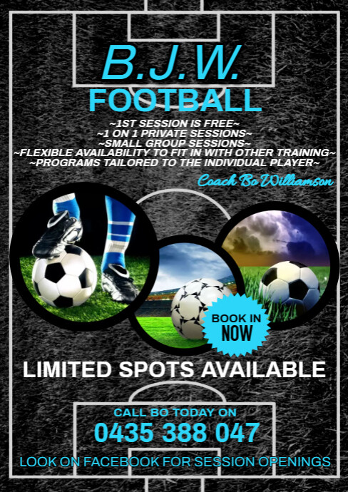 FOOTBALL CAMP | PosterMyWall