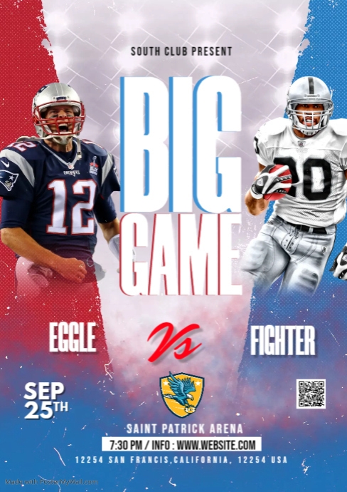 Football Games Flyer | PosterMyWall
