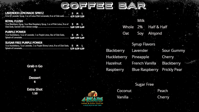 Coffee Bar Menu Part 1 (1) | PosterMyWall