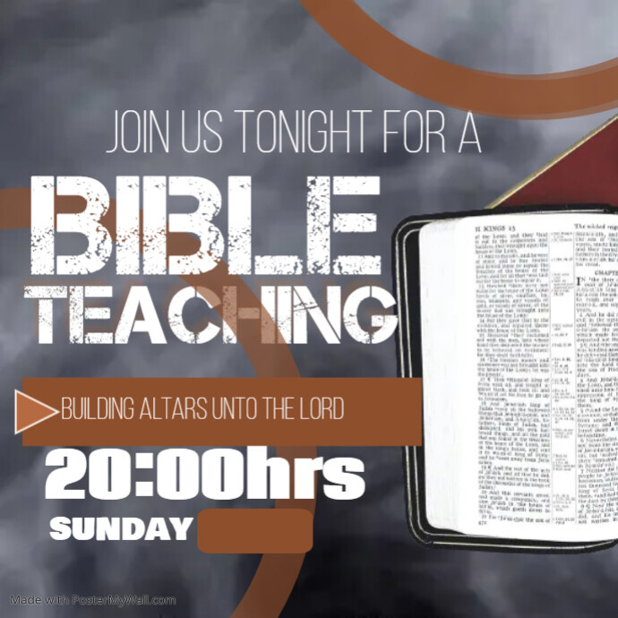 Bible study | PosterMyWall