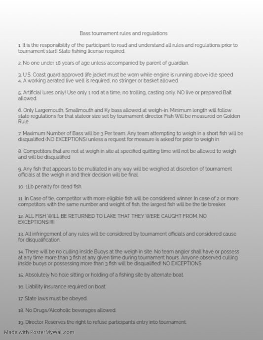 Rules | PosterMyWall