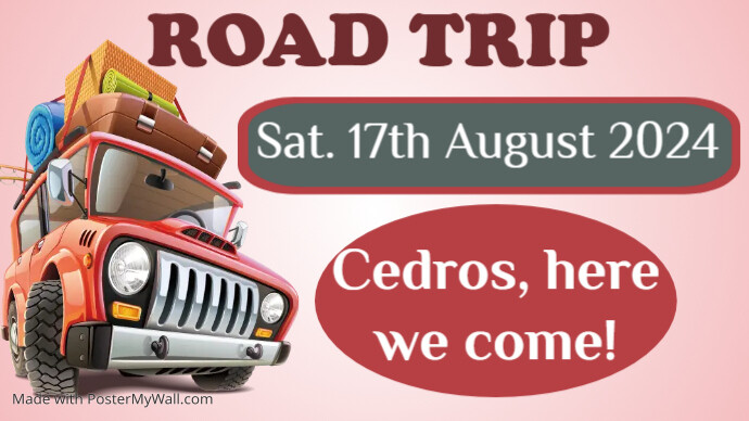 National Road Trip Day | PosterMyWall