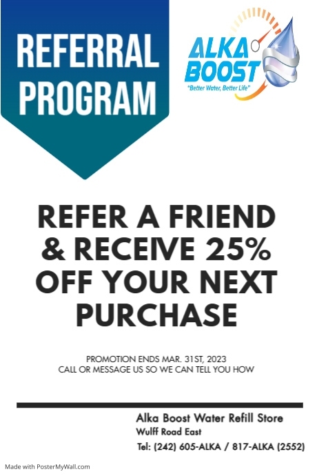 Referral Program Poster | PosterMyWall