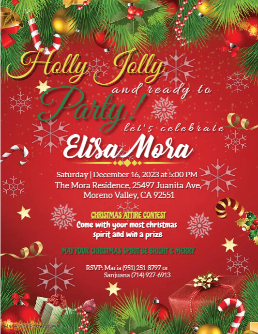 CHRISTMAS MEGA BIG SALE EVENT FLYER TEMPLATE | PosterMyWall