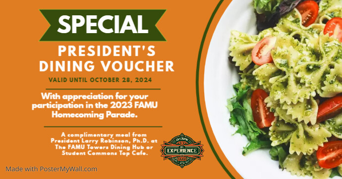 Copy of special lunch voucher gift card design templa | PosterMyWall