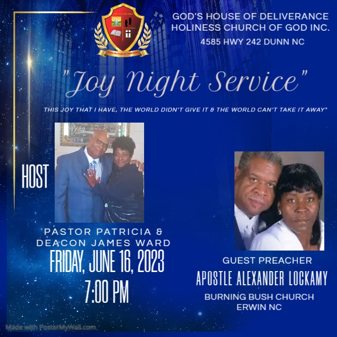 Consecration Flyer | PosterMyWall