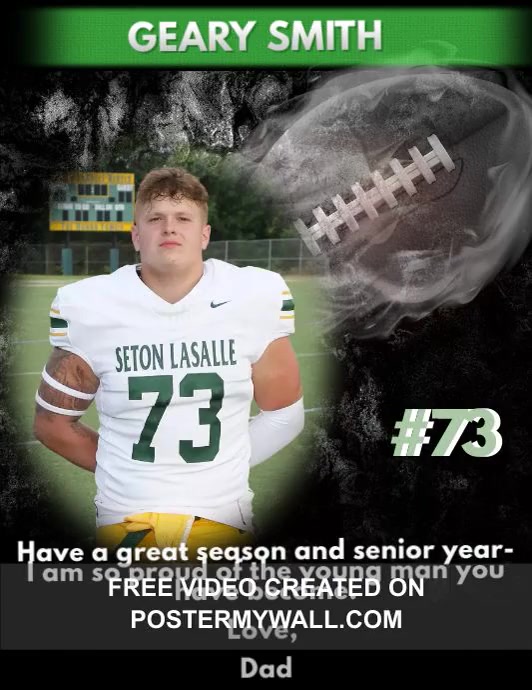 Geary Smith Full Page DAD | PosterMyWall