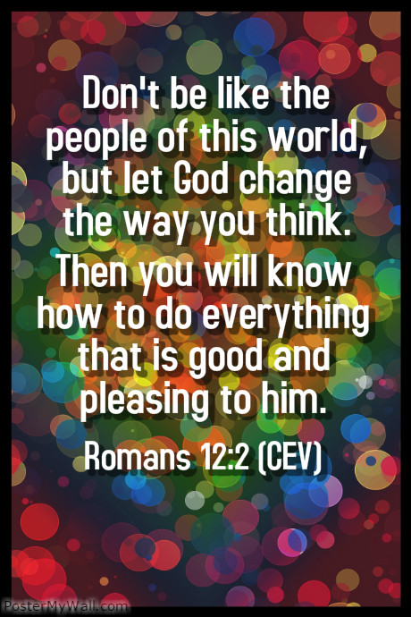 Romans 12:2 | PosterMyWall