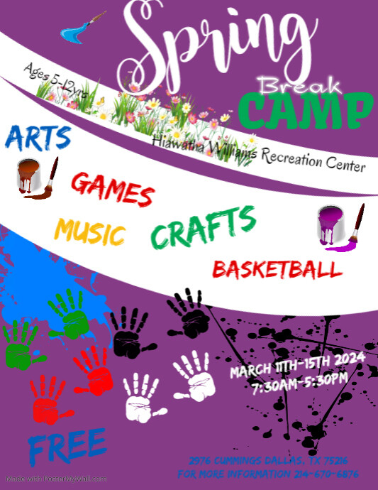 Copy of Copy of Spring, Spring Camp | PosterMyWall