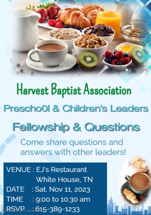 BREAKFAST MEETING POSTER | PosterMyWall