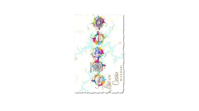 Abstract colourful paint splat design | PosterMyWall