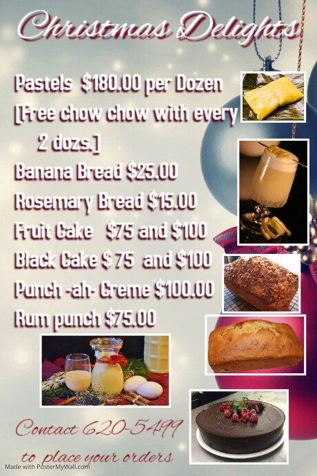 Copy of Christmas Menu | PosterMyWall