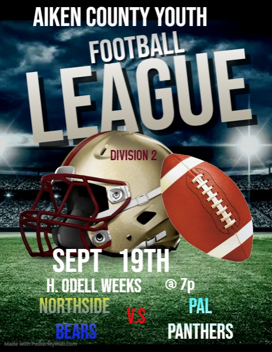 DIVISION II FOOTBALL GAME | PosterMyWall