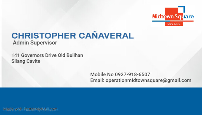 Copy of Contact Card (1) | PosterMyWall