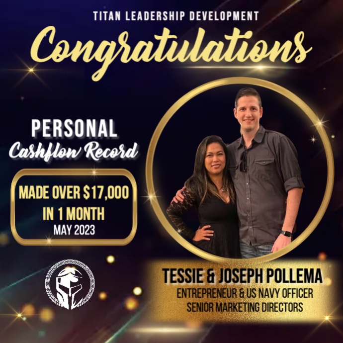 Copy of Monthly Cashflow - Tessie & Joseph Pollema | PosterMyWall