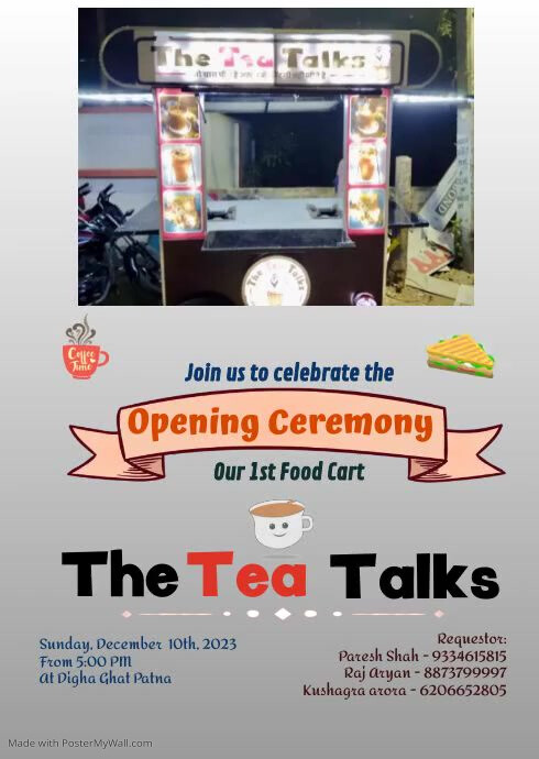 Food Cart invitation | PosterMyWall