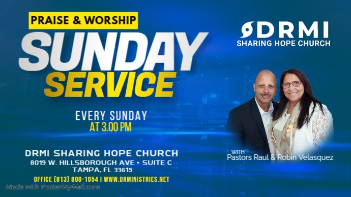 Copy of Church Sunday Service ads | PosterMyWall