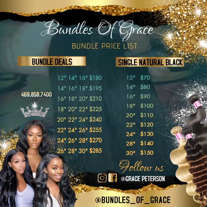 Bundle price list flyer (3) | PosterMyWall